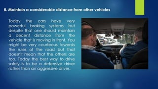 10 driving tips for new learners | PPTX