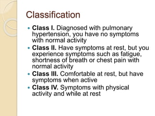 Pulmonary Arterial Hypertension (PAH) presentation | PPTX