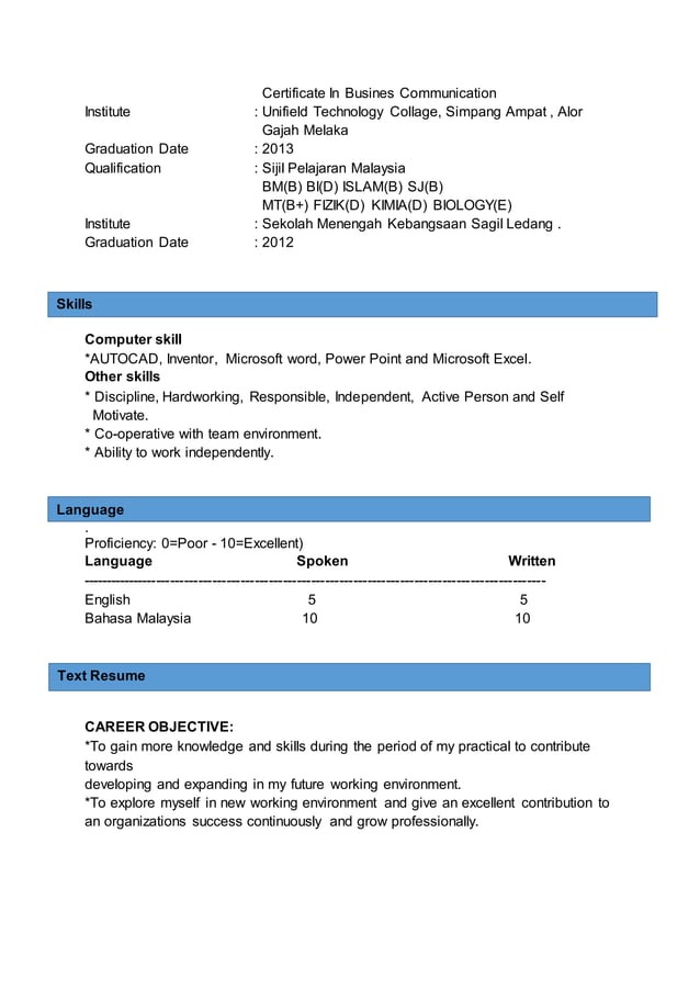 RESUME | DOCX | Resume Writing and Advice | Job Search