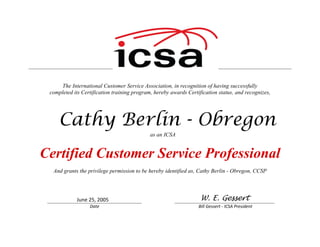 ICSA CCSP Certificate PDF 1 | PDF