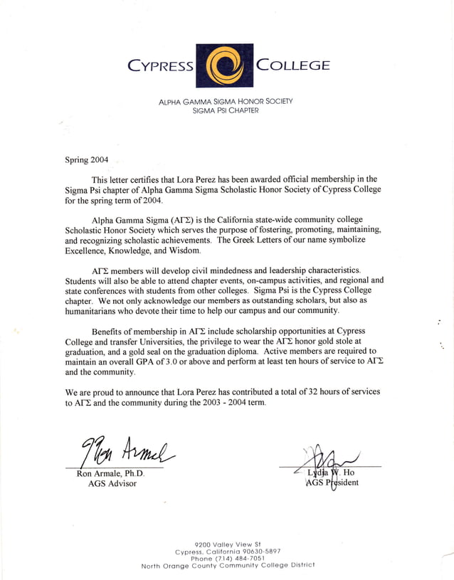 Alpha Gamma Sigma-Honor Roll-Member of the Month | PDF