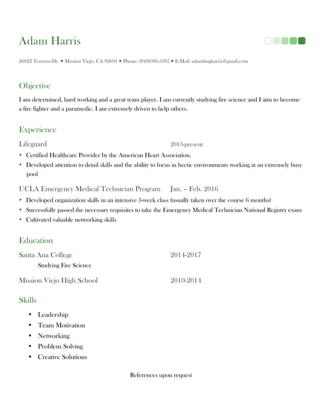 Adam.Harris Resume | PDF | Business and Finance