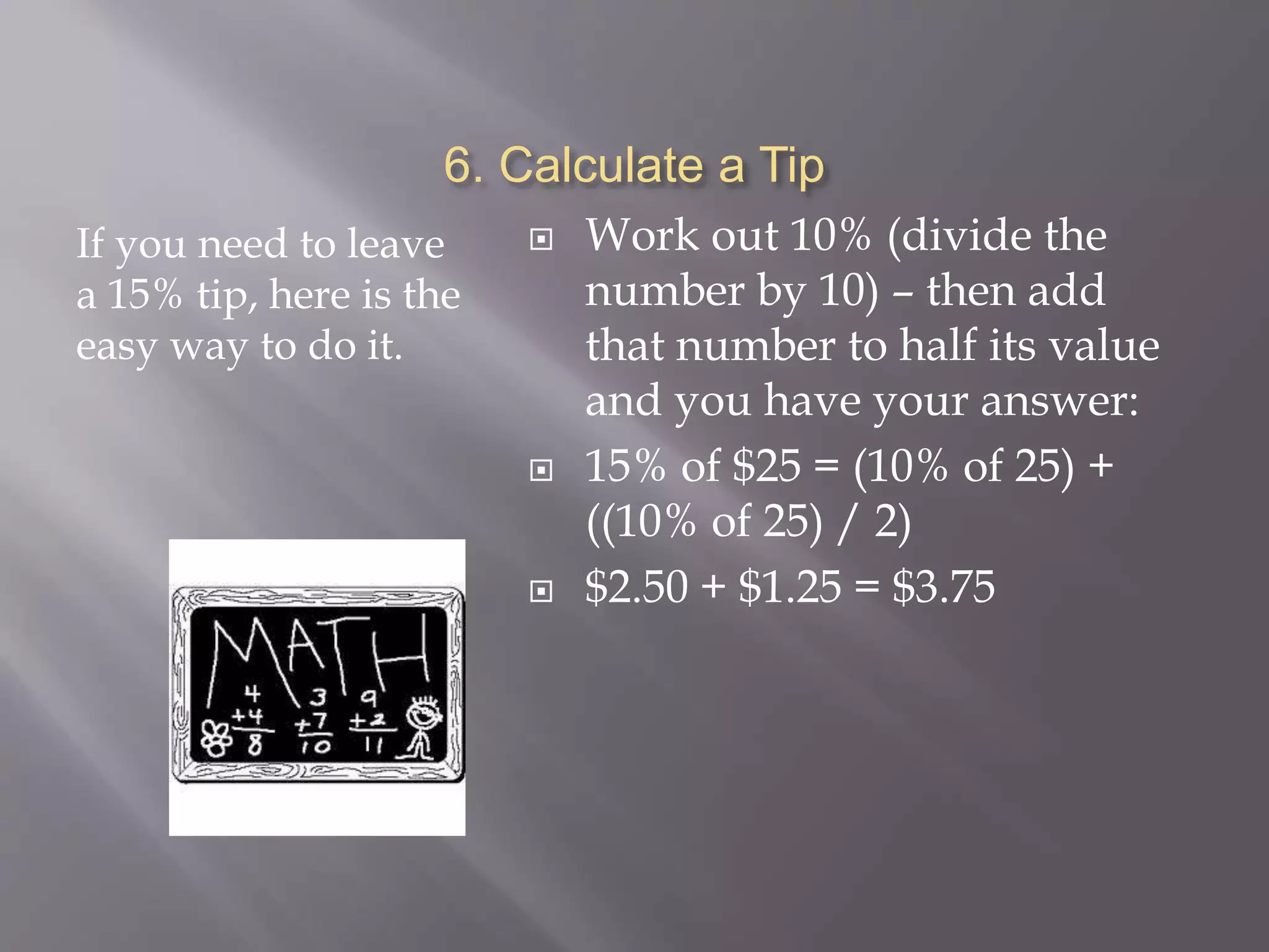 10 easy arithmetic tricks | PPT