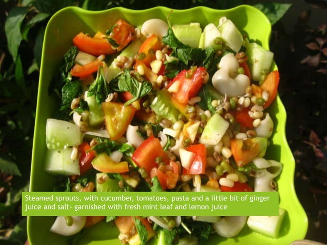 10 easy salads with native indian vegetables | PPTX | Cooking | Food ...