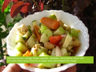 10 easy salads with native indian vegetables | PPTX | Cooking | Food ...