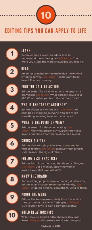 10 Editing Tips You Can Apply to Everyday Life | PDF
