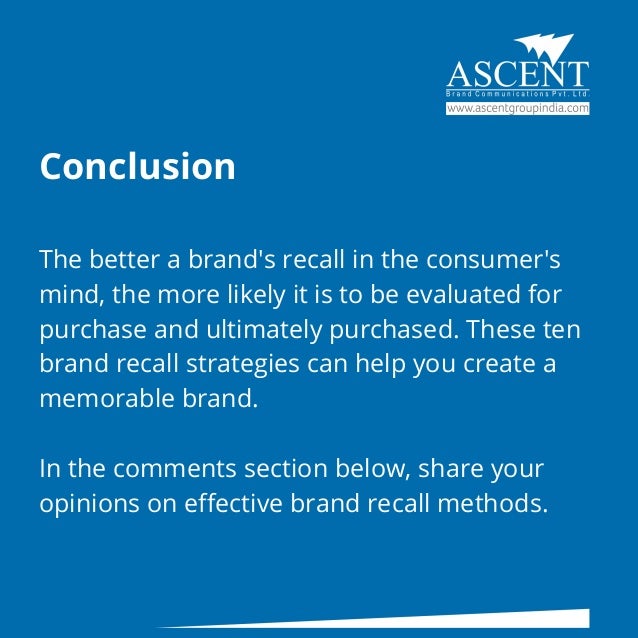 10 Effective Brand Recall Strategies | PDF | Recalls | Consumer Issues
