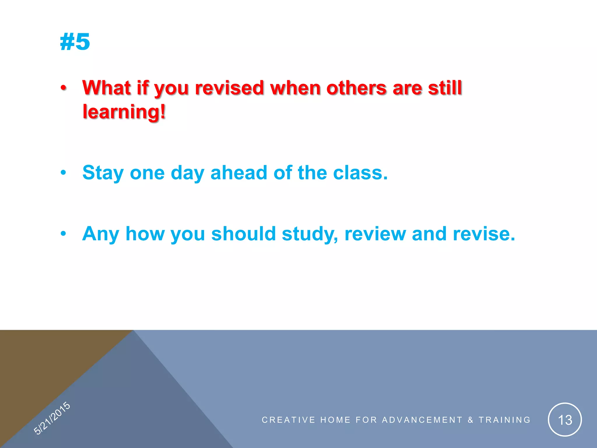 10 creative tips for effective studying | PPT