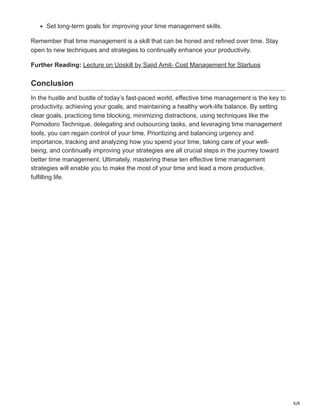 10 Effective Time Management Strategies for Boosting Productivity.pdf ...