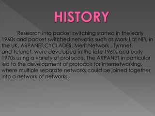 Introduction to internet | PPTX