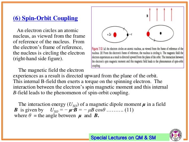 10 Electron Spin And Angular Momentum Coupling