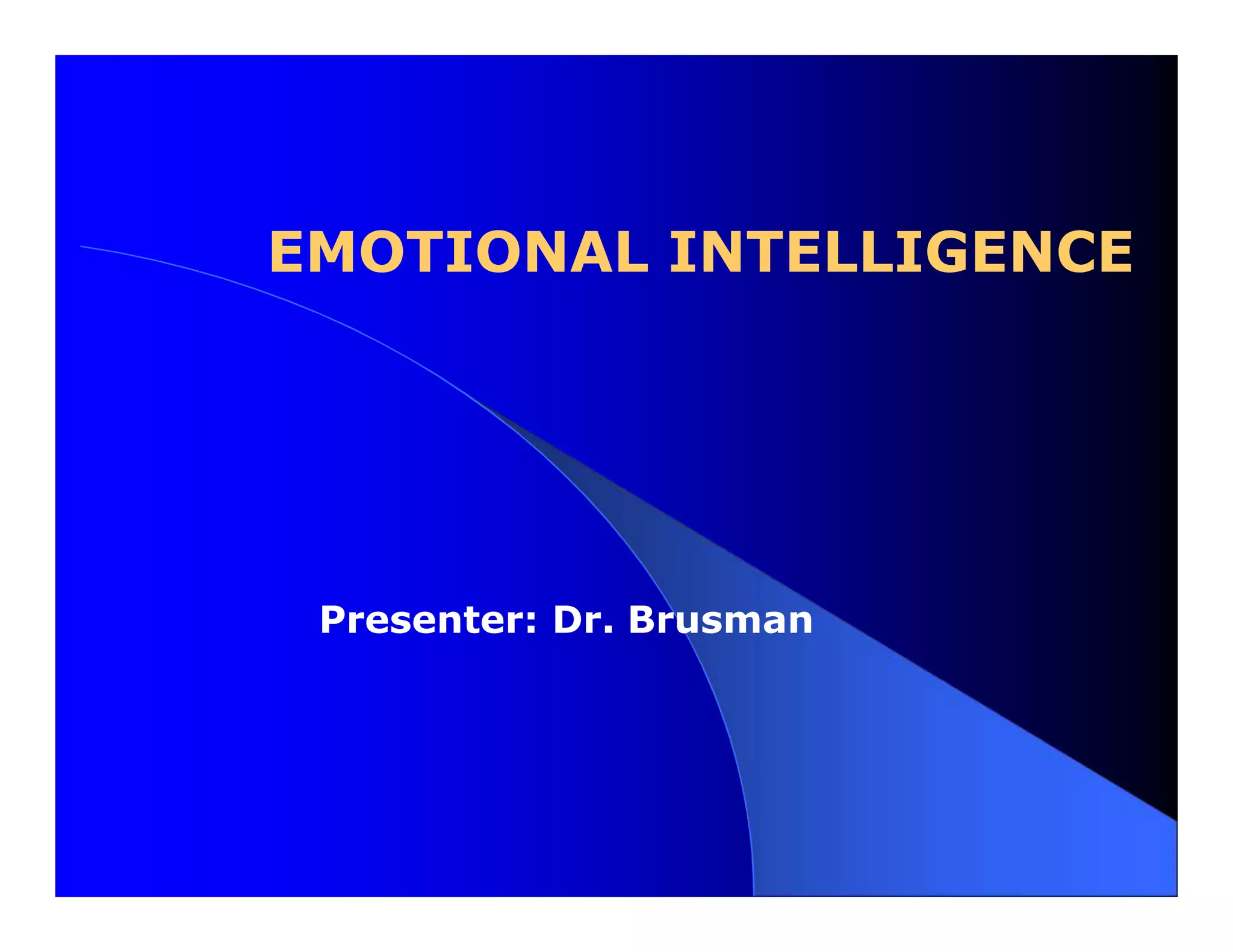 10 emotional intelligence | PPTX