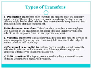 employee transfers | PPTX