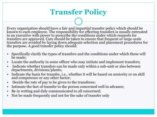 employee transfers | PPTX