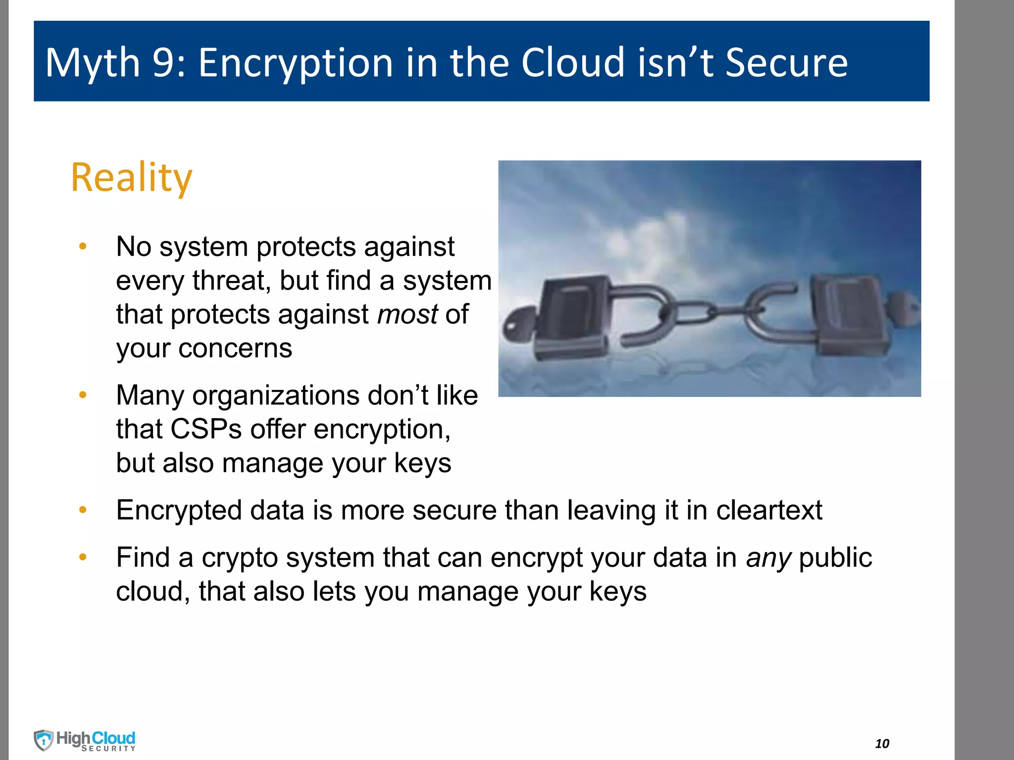 Top 10 Encryption Myths | PPT
