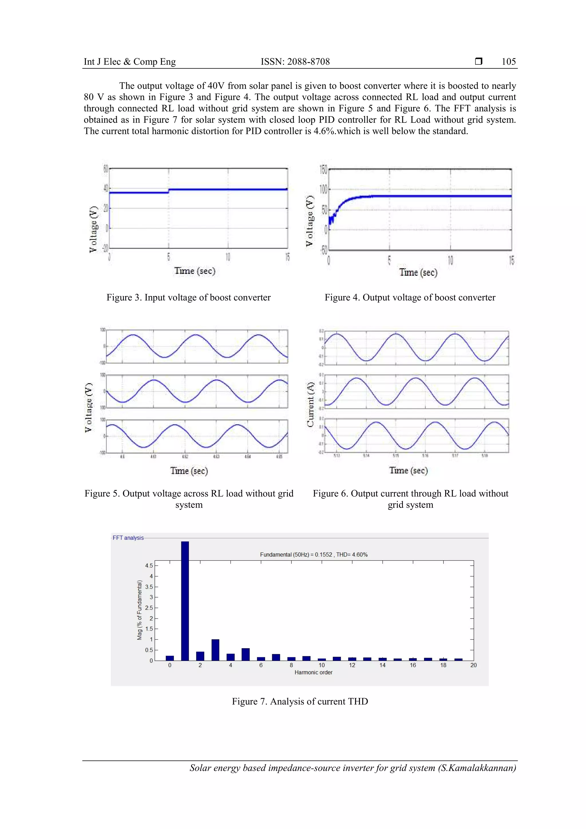 Solar energy based impedance-source inverter for grid system | PDF