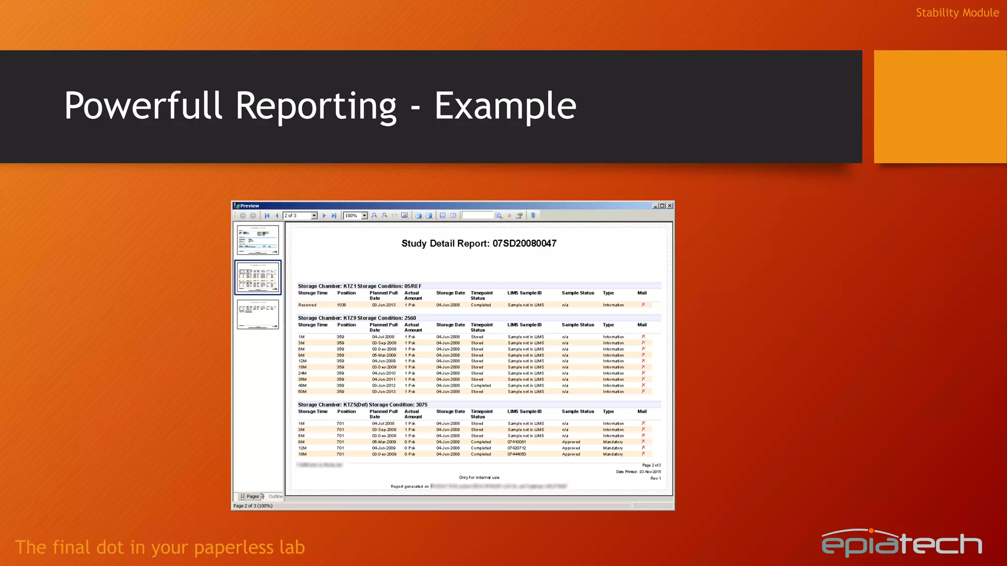 Custom Stability Module for LIMS | PDF