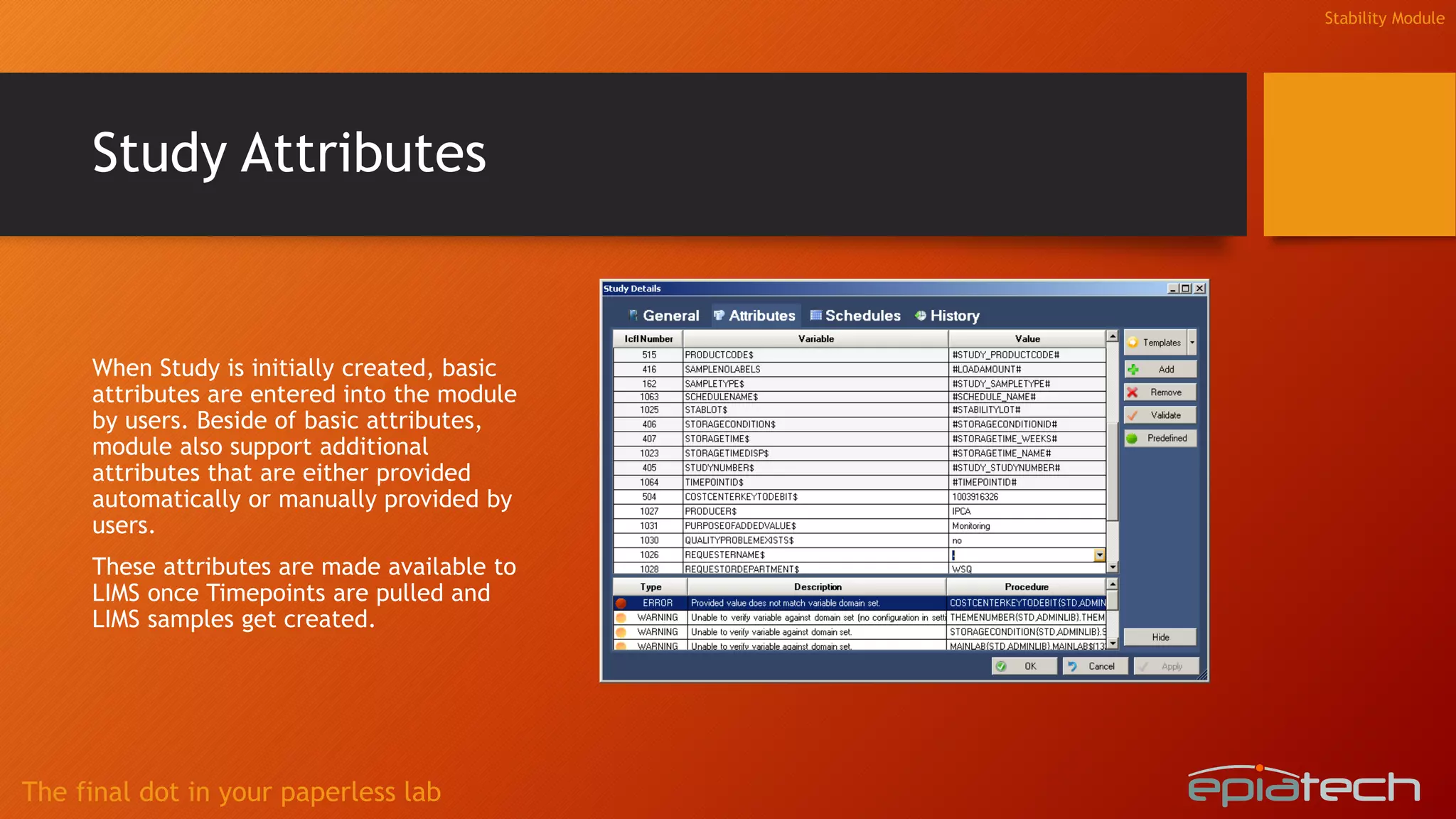Custom Stability Module for LIMS | PDF