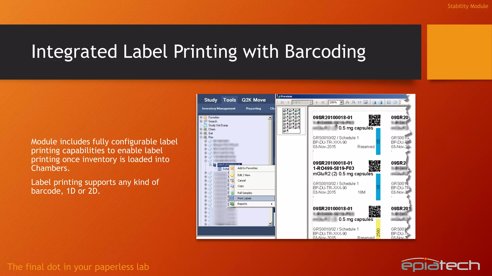 Custom Stability Module for LIMS | PDF