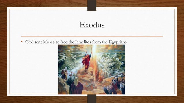 10 epochs of the old testament | PPT