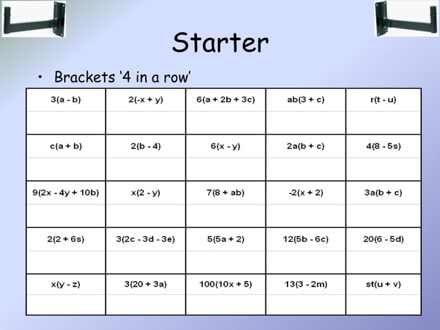 10) Equations with Brackets.ppt | Homework and Study | Education