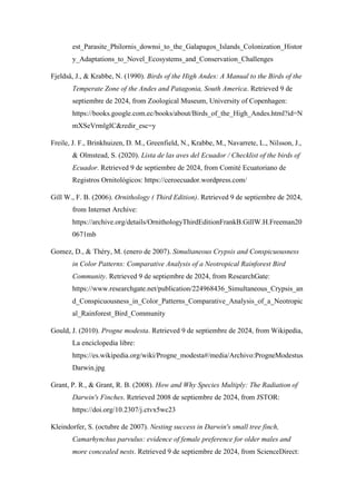 10 ESPECIES DE AVES DEL ECUADOR CON DESCRIPCIÓN | PDF