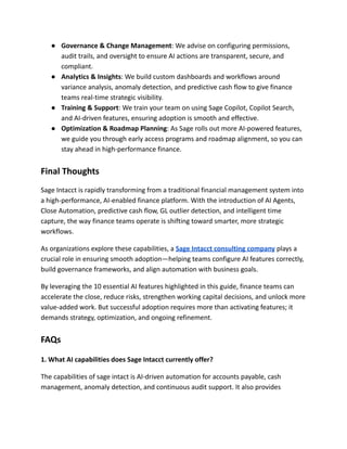 10 Essential AI Features Transforming Sage Intacct in 2026 | PDF