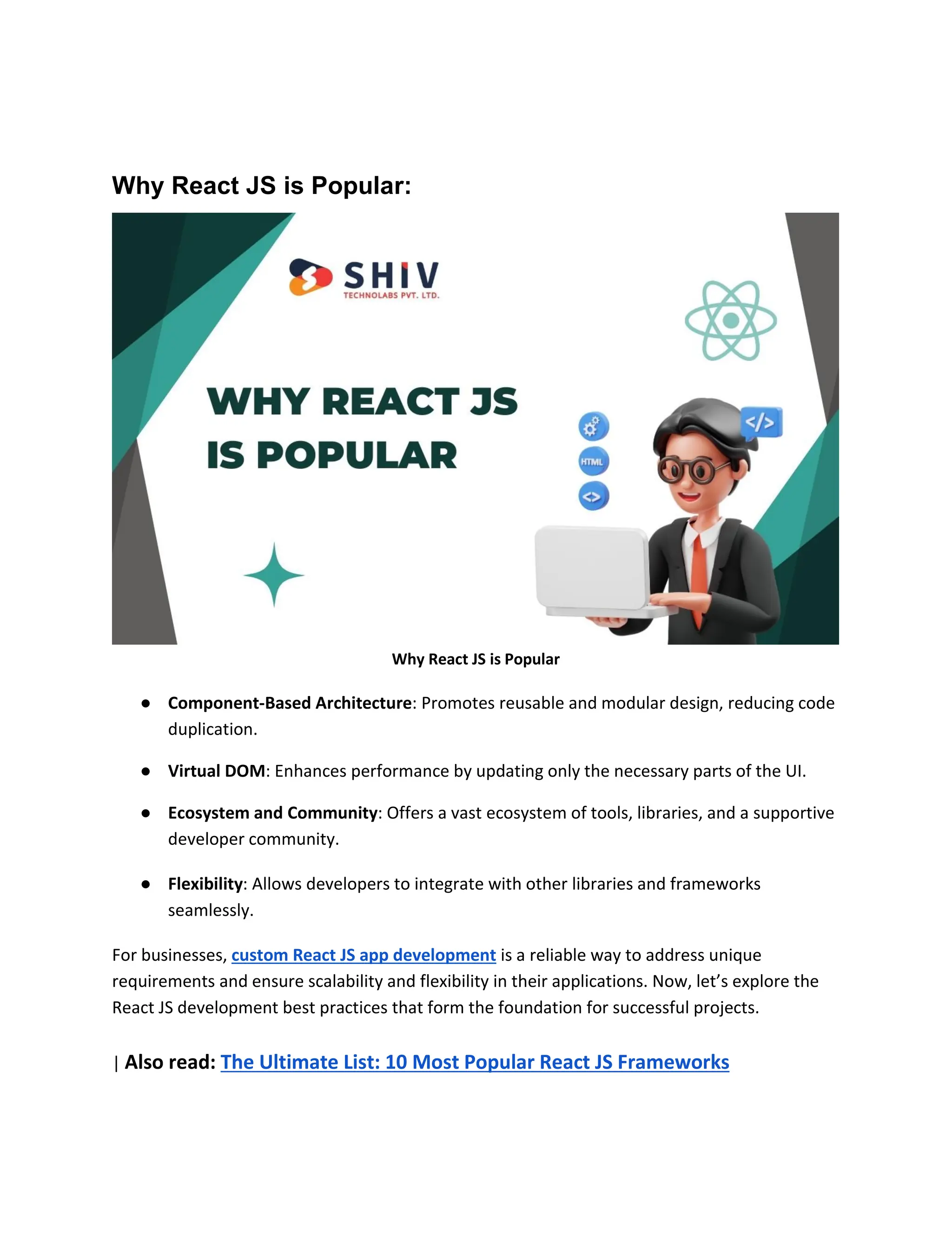 Mastering React JS: Top 10 Development Best Practices | PDF Mastering React JS: Top 10 Development Best Practices | PDF
