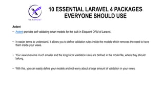 10 Essential Laravel 4 Packages Everyone Should Use.pptx