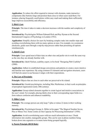 10 Essential Laws for Exceptional UI UX Design | PDF