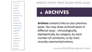 10 Essential Parts of a Blog | PDF