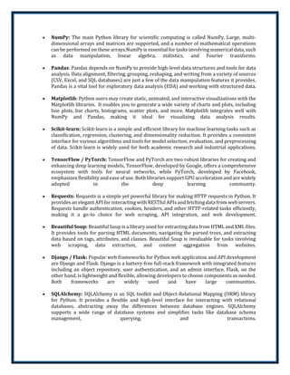 Essential Python Libraries Every Developer Should Know - CETPA Infotech | PDF