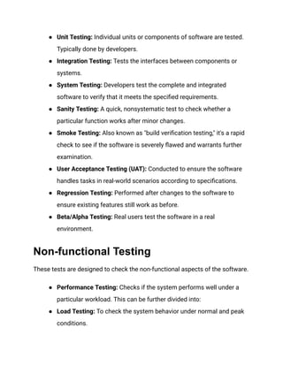 10 Essential Software Testing Tools You Need to Know About.pdf | Free ...