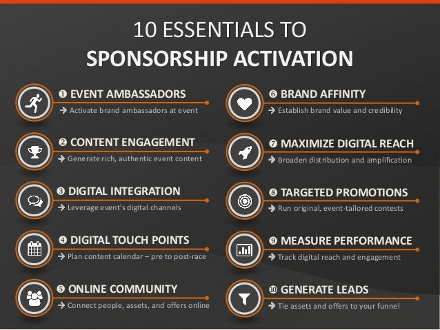 10 Essentials to Sponsorship Activation