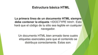 10 etiquetas basicas de html | PPT