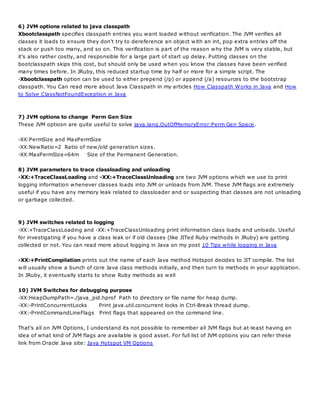 10 examples of hot spot jvm options in java | PDF