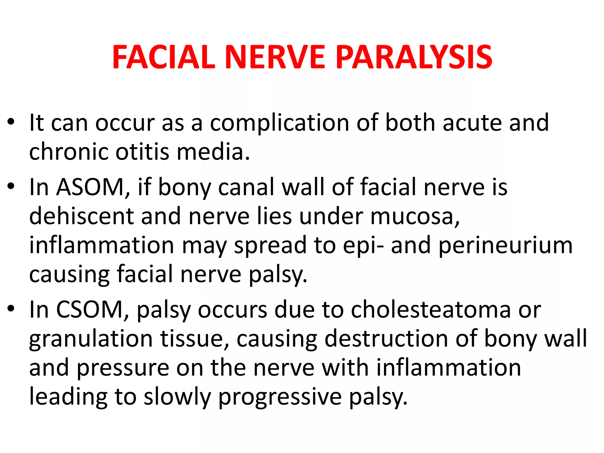 EXTRACRANIAL /INTRATEMPORAL COMPLICATIONS OF CSOM | PPTX