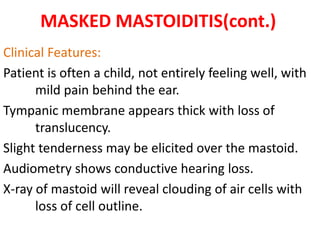 EXTRACRANIAL /INTRATEMPORAL COMPLICATIONS OF CSOM | PPTX