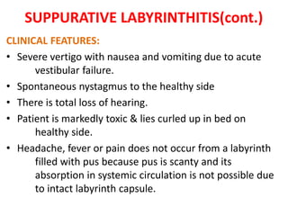 EXTRACRANIAL /INTRATEMPORAL COMPLICATIONS OF CSOM | PPTX