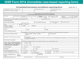 CASE DEFINITIONS OF EPIDEMIC PRONED DISEASES Final | PPT