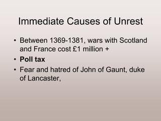 10 f2013 Peasant Revolt of 1381 | PPTX