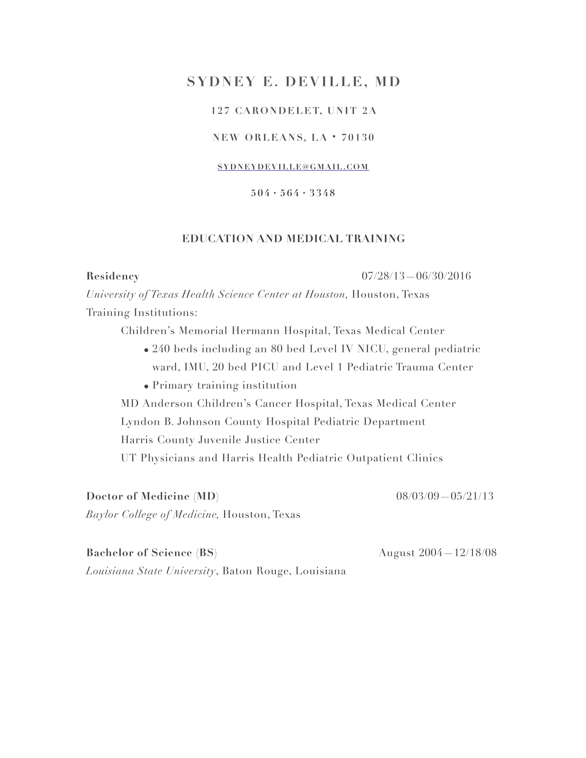 SD CV short | PDF