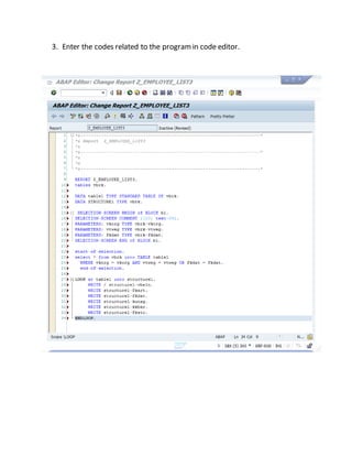 Project Report on SAP | DOCX