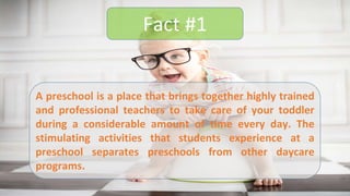 10 facts - Why Preschool is Important | PPT