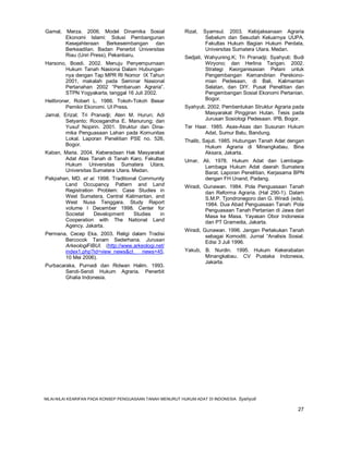 Kearifan Hukum Adat terhadap Penguasaan Agraria | PDF