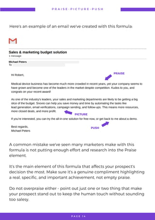 10 failproof cold email formulas | PDF