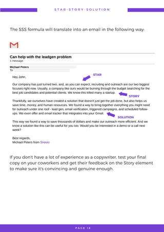 10 failproof cold email formulas | PDF