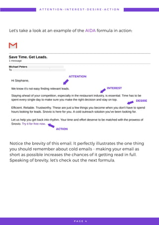 10 failproof cold email formulas | PDF