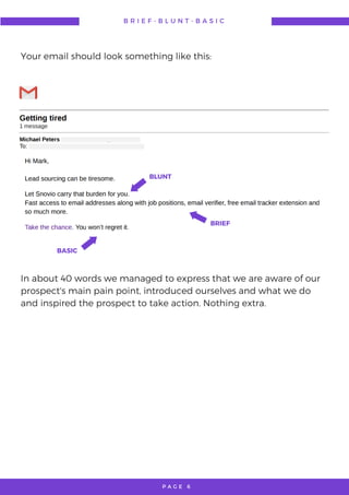 10 failproof cold email formulas | PDF