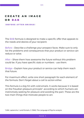10 failproof cold email formulas | PDF